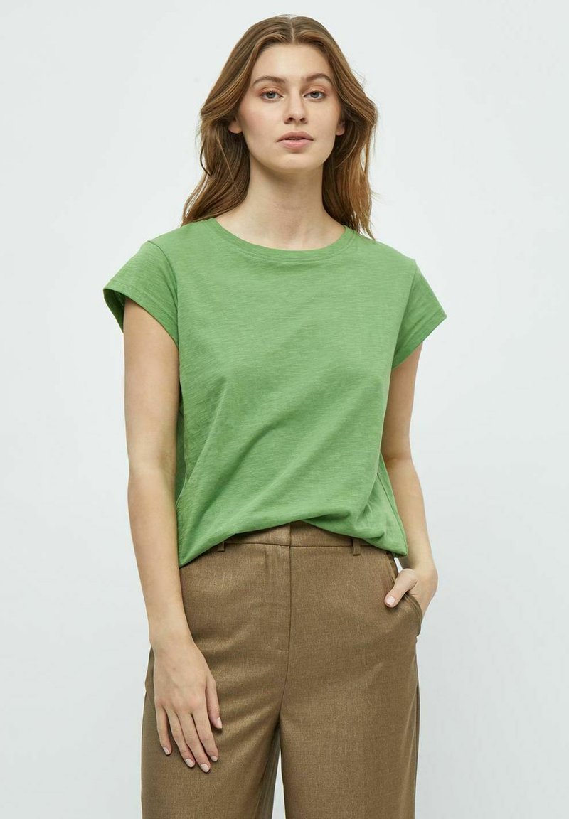 Minus MILETI TEE - T-Shirt basic - light moss green/hellgrün - Zalando.ch