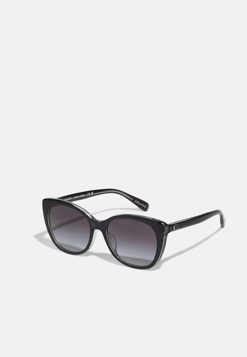 COACH Occhiali da sole - black/transparent grey/grigio - Zalando.it