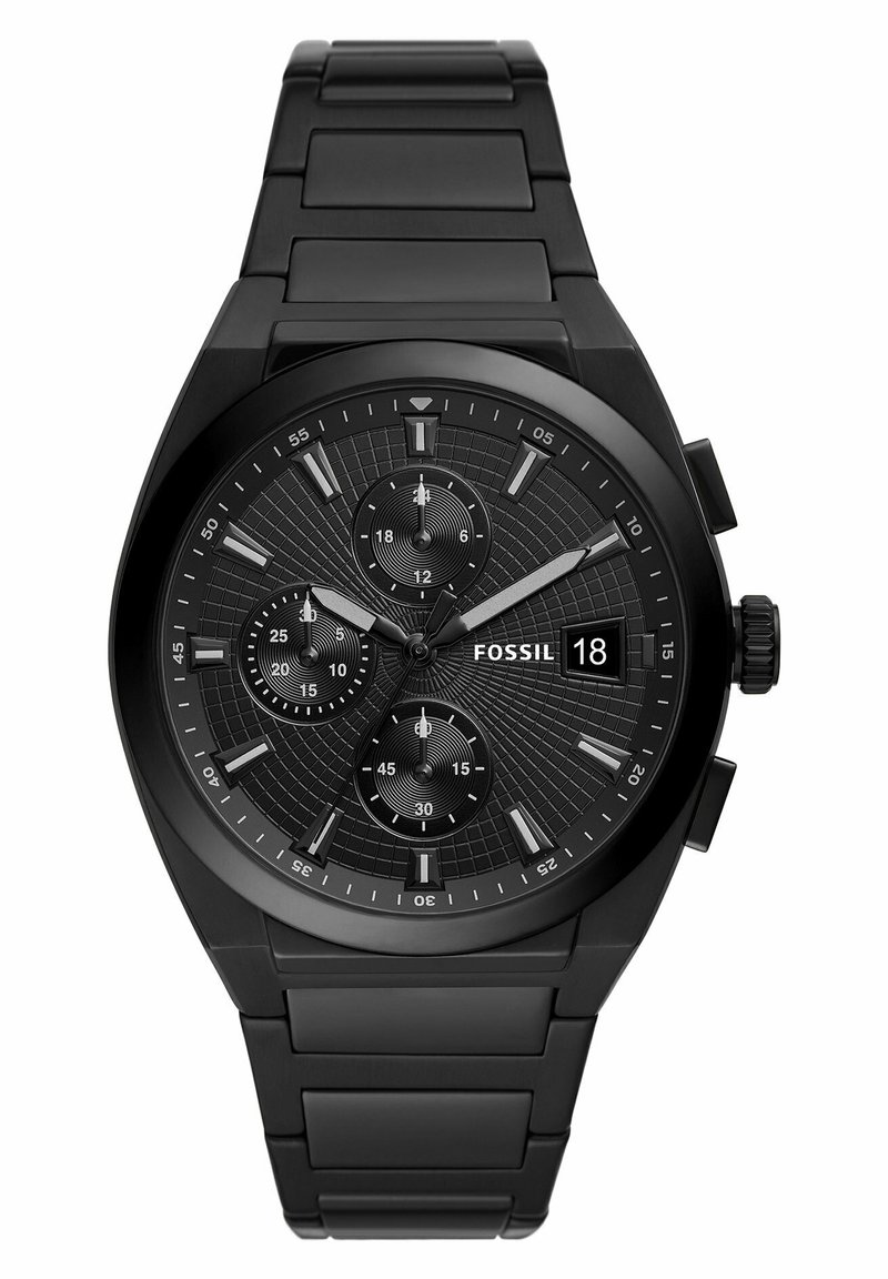 Fossil EVERETT - Chronograph watch - black - Zalando