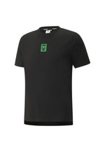 Puma MINECRAFT - Print T-shirt - puma black/black - Zalando.co.uk