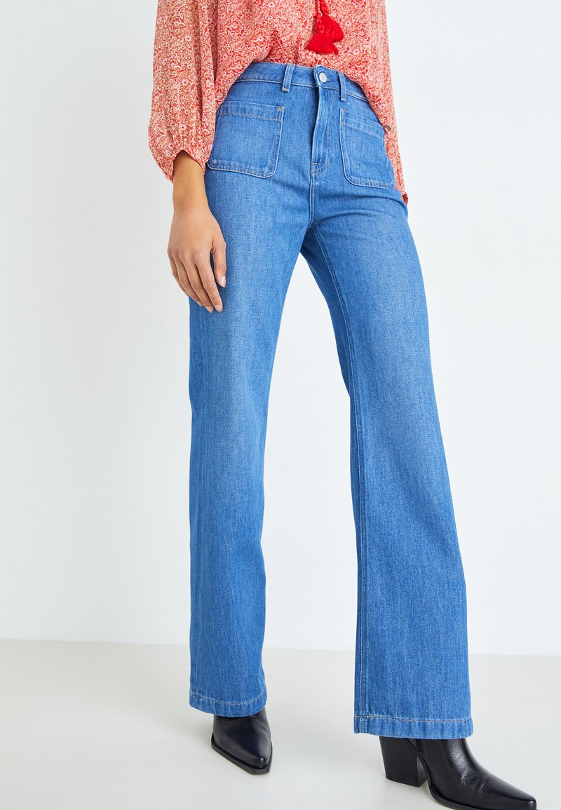 Pepe Jeans SLIM FIT FLARE RETRO - Alt laienevad teksad - blue denim ...