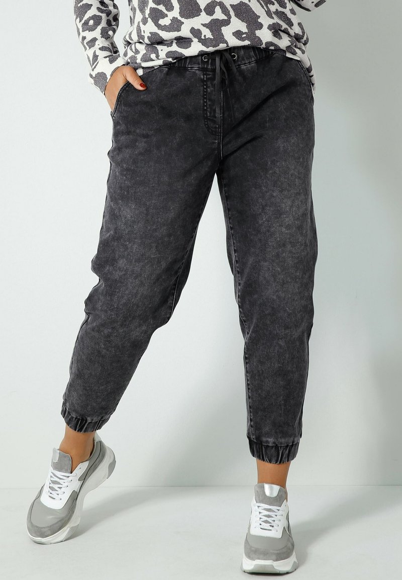 Angel of Style Jeans Tapered Fit - dark gray/dunkelgrau - Zalando.at