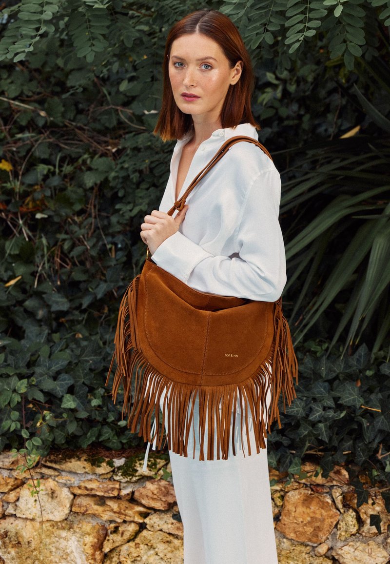 nat & nin RODEO - Sac bandoulière - camel - ZALANDO.FR