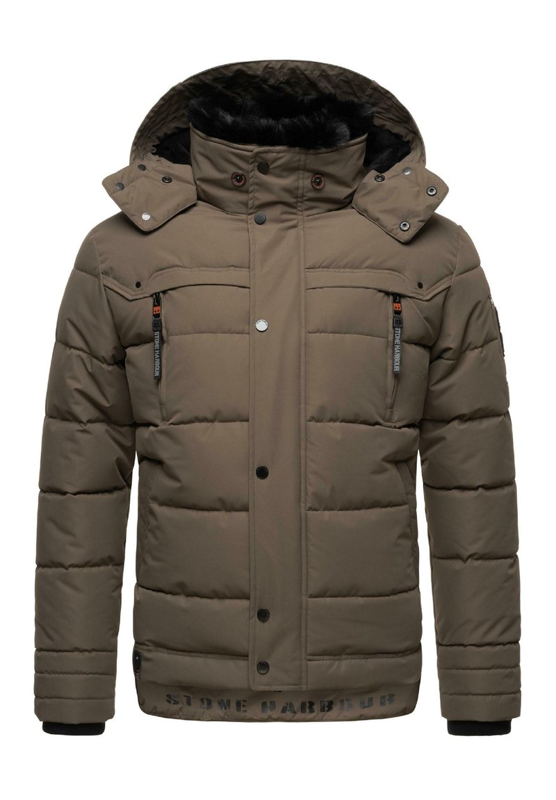 STONE HARBOUR WITAAS - Winter jacket - stone brown/brown - Zalando.de