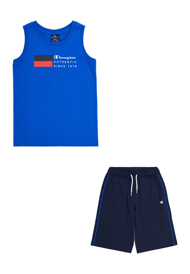 Champion SET GRAPHIC SHOP - Trainingsbroek - blue/blauw - Zalando.nl