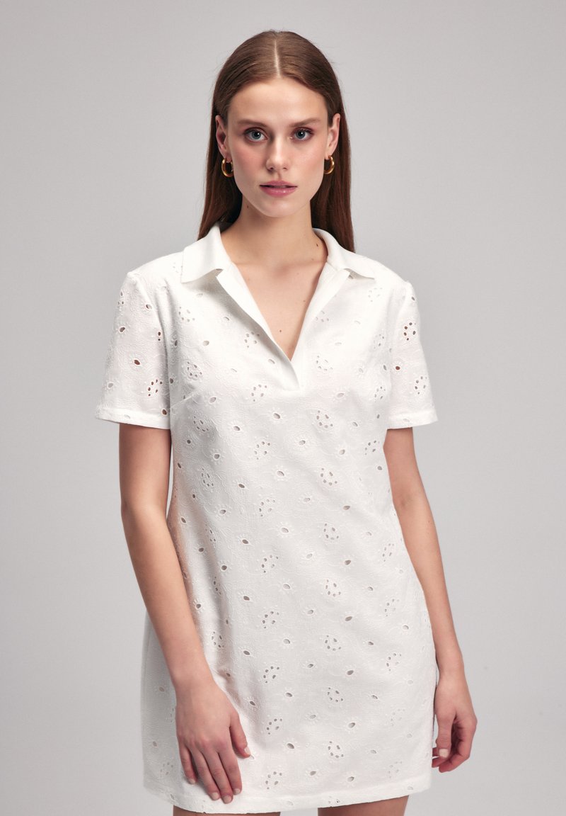 adL MAGGIE. - Day dress - light beige/beige - Zalando