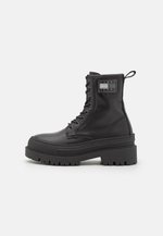 Tommy Jeans FOXING LACE UP - Lace-up ankle boots - black - Zalando