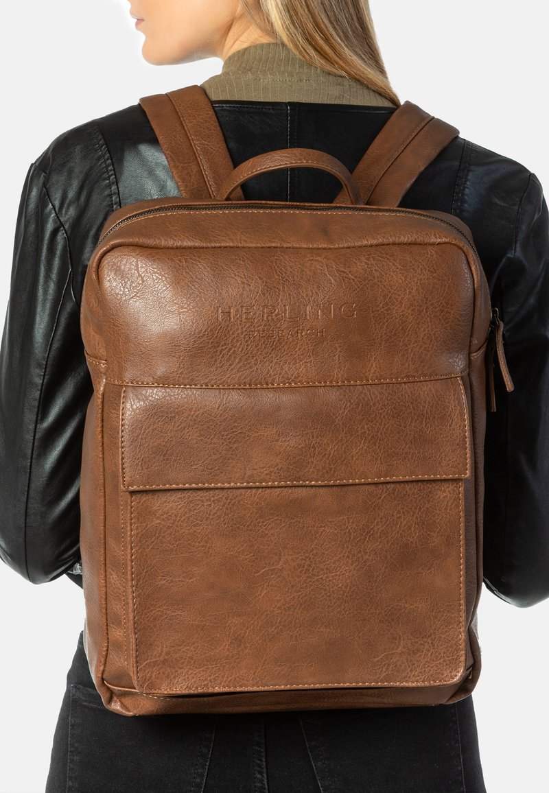 Herling RIGAUD - Rucksack - coffee brown/brown - Zalando