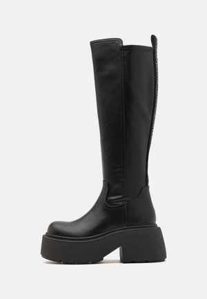 Buffalo VICIOUS LACE UP - High Heel Stiefel - black/schwarz - Zalando