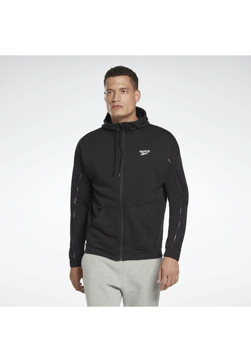 Reebok TRAINING ESSENTIALS JACKET - Trainingsjacke - black/schwarz ...