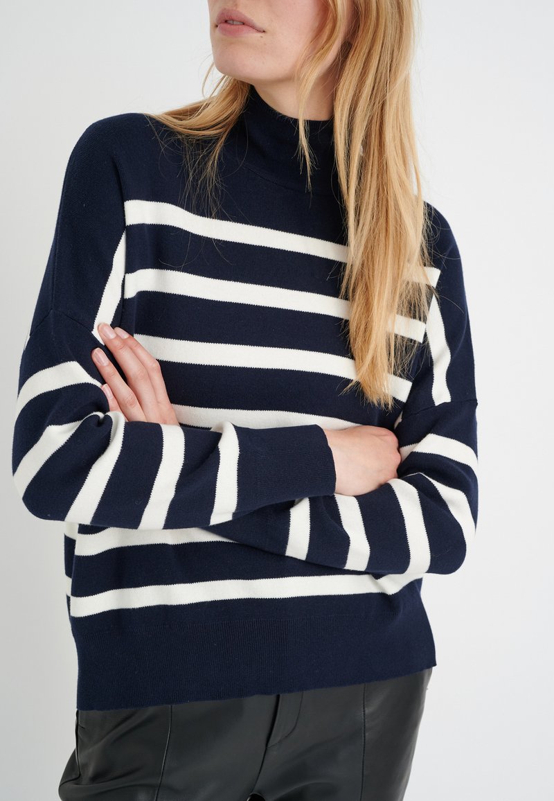 InWear TENLEY - Trui - blue white/blauw - Zalando.be
