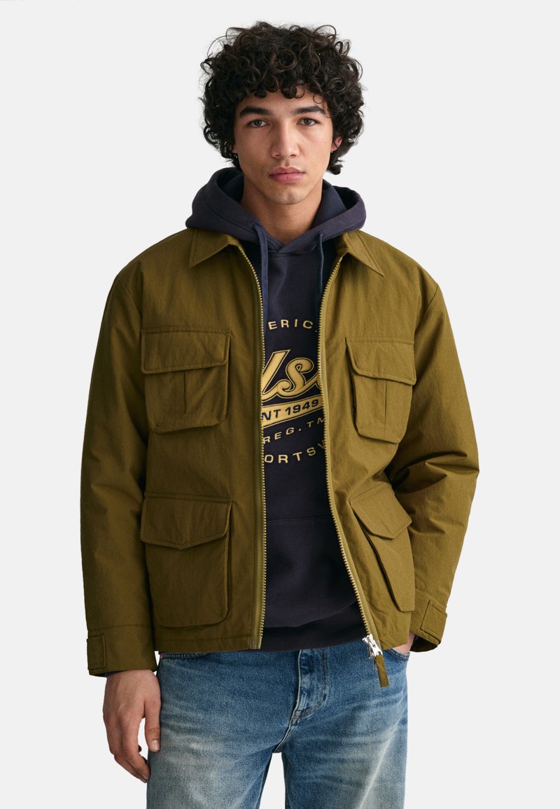 GANT UTILITY - Chaqueta fina - warm surplus green/verde - Zalando.es