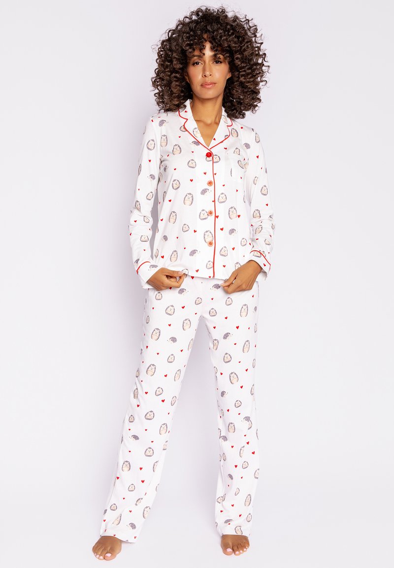 PJ Salvage BE MINE SET - Pyjama set - off white/off-white - Zalando
