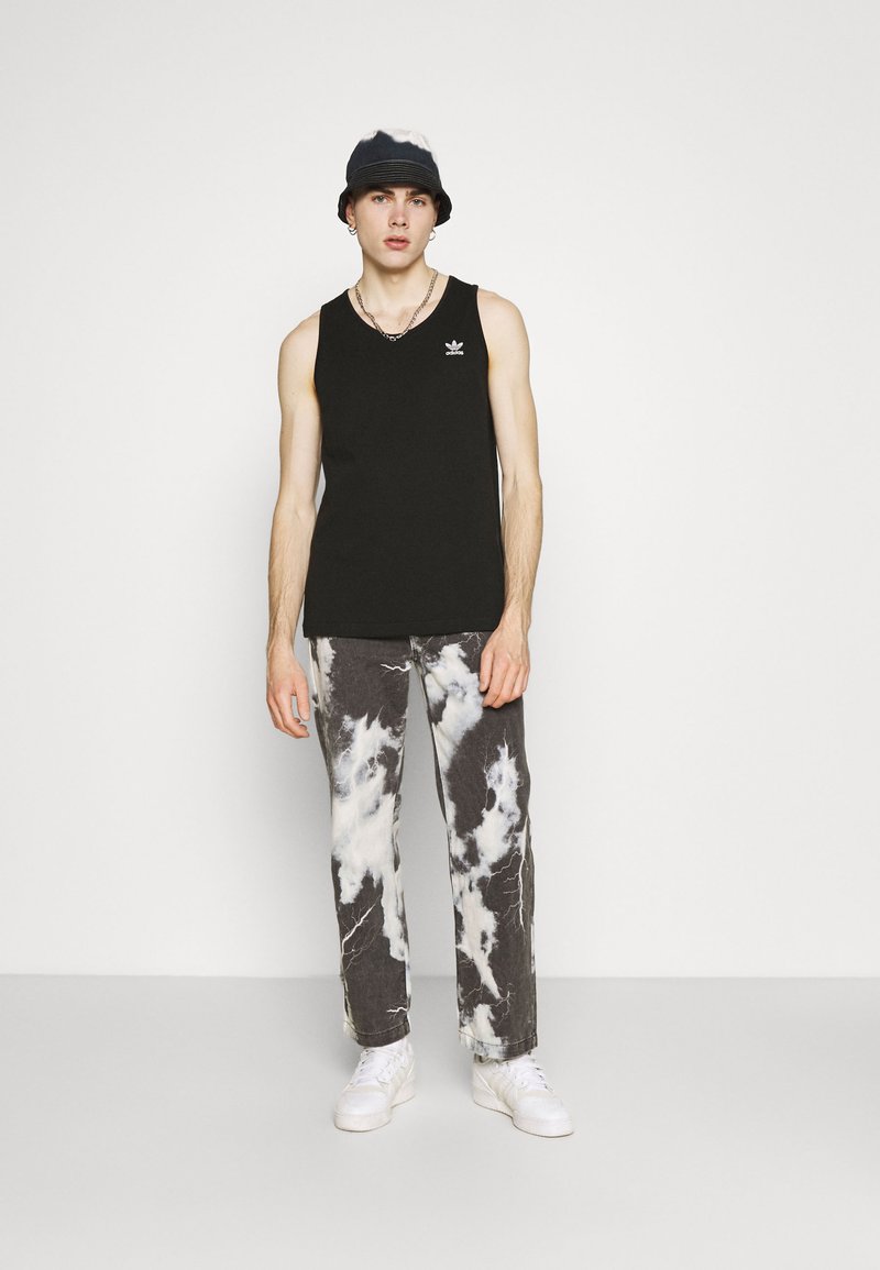 adidas Originals ESSENTIALS TANK UNISEX - Top - black - Zalando.ie