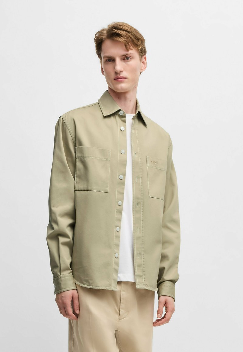 BOSS OWEN - Shirt - light beige five/beige - Zalando