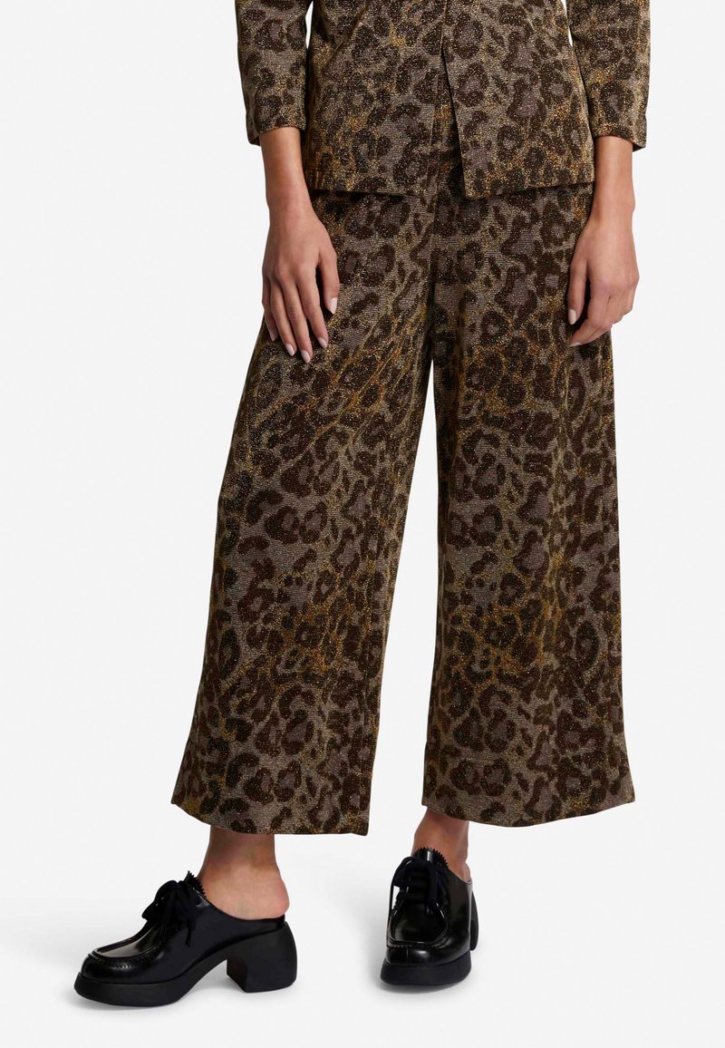 Rich & Royal JAQUARD - Trousers - apple cinnamon/brown - Zalando.ie