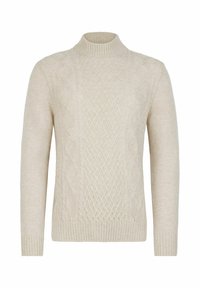 Falconeri TURTLE NECK - Strickpullover - natural/beige - Zalando