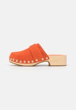 Tommy Hilfiger Sabots - deep orange/orange - ZALANDO.BE