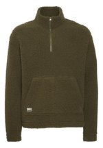 11 Project PRDENES ZIPPER TROYER - Fleecepullover - ivy green/tanne ...