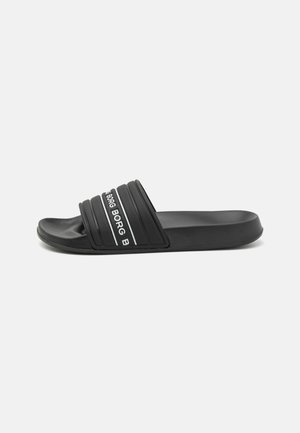 adidas Originals ADILETTE UNISEX - Bade-Zehentrenner - core black/ftwr ...