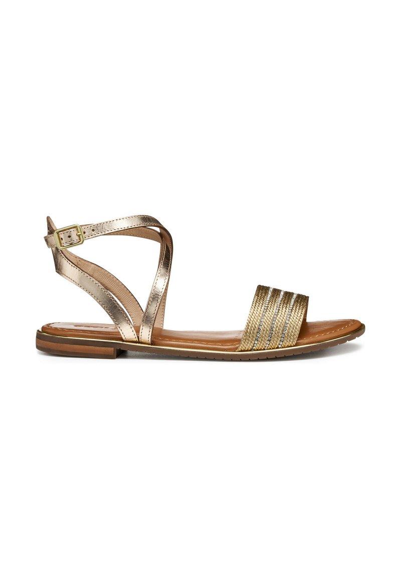 Geox SOZY PLUS - Sandales - gold dark gold light/doré - ZALANDO.FR