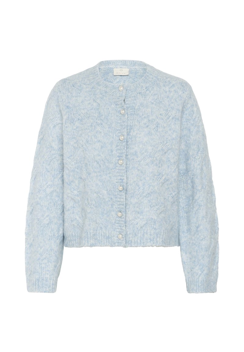 Kaffe KAMARTHA - Cardigan - windward blue melange/blåmeleret - Zalando.dk
