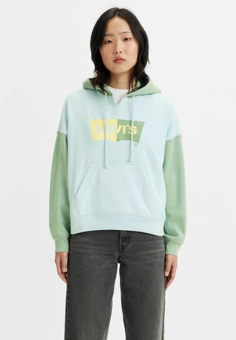 Levi's® AUTHENTIC SPLIT - Sweat à capuche - hoodie split bw omph/denim ...
