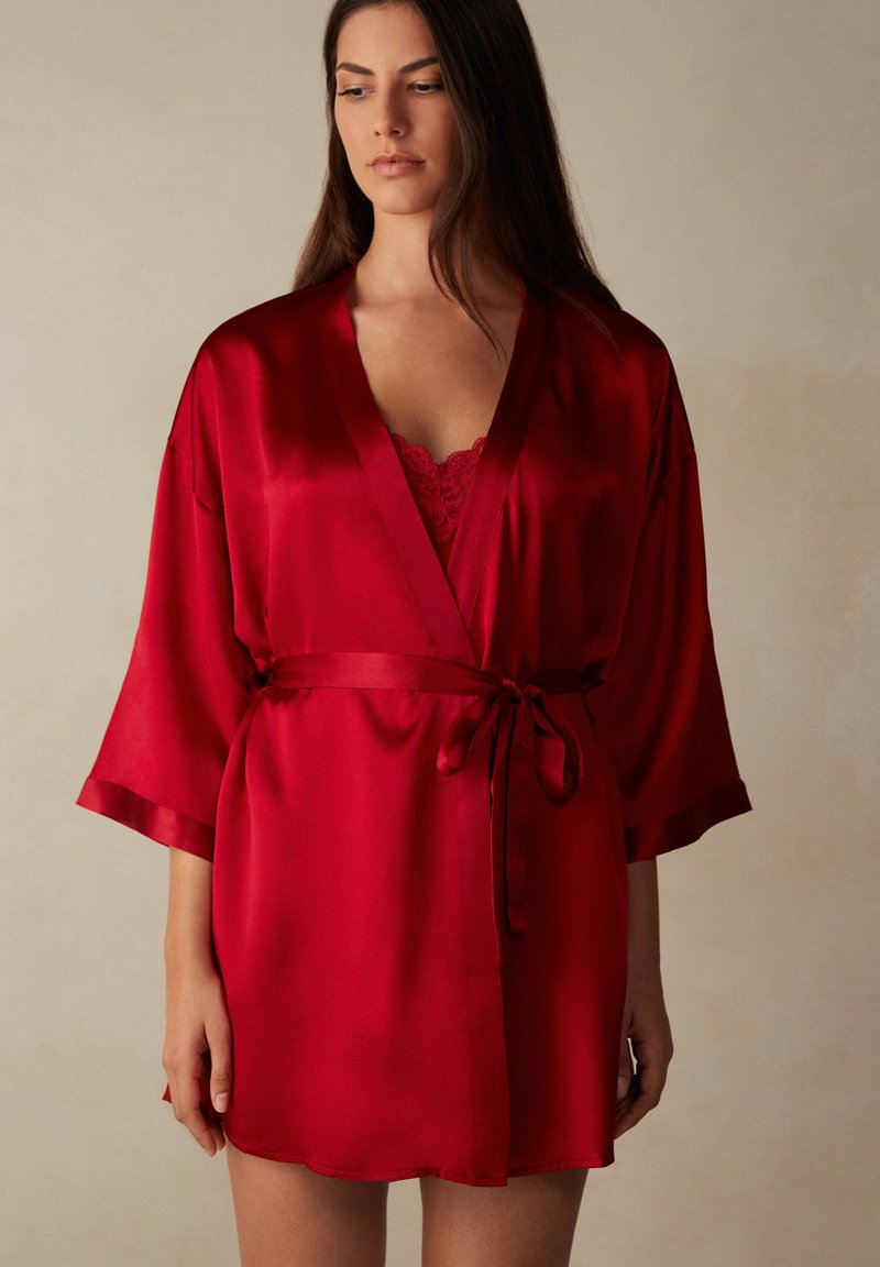 Intimissimi KIMONO - Bademantel - Kimono/rot - Zalando.de