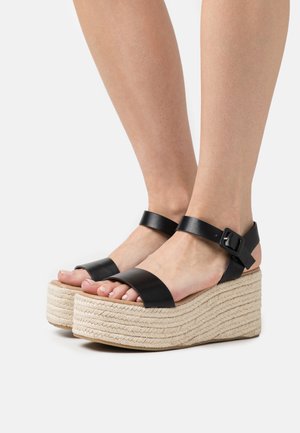 Inuovo Sandales à plateforme - black blk/noir - ZALANDO.FR