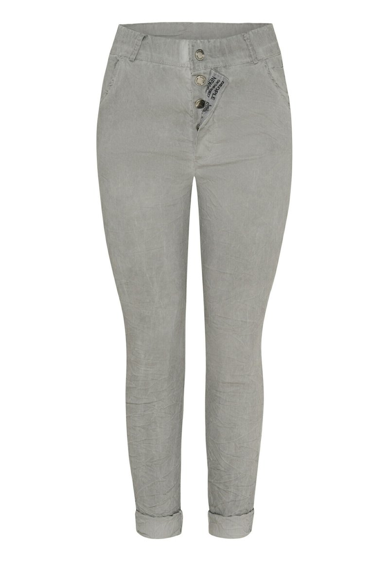 Marta Du Château MEGAN MED KNAPPER - Jeans Slim Fit - grey/grå - Zalando.dk
