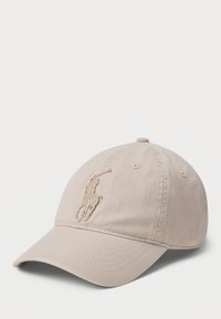 Polo Ralph Lauren BIG PONY TWILL BALL CAP - Caps - stoneware grey/grå ...