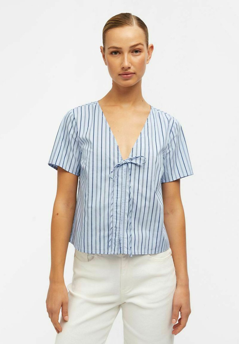 Object STREIFEN - Blouse - serenity/bleu - ZALANDO.BE