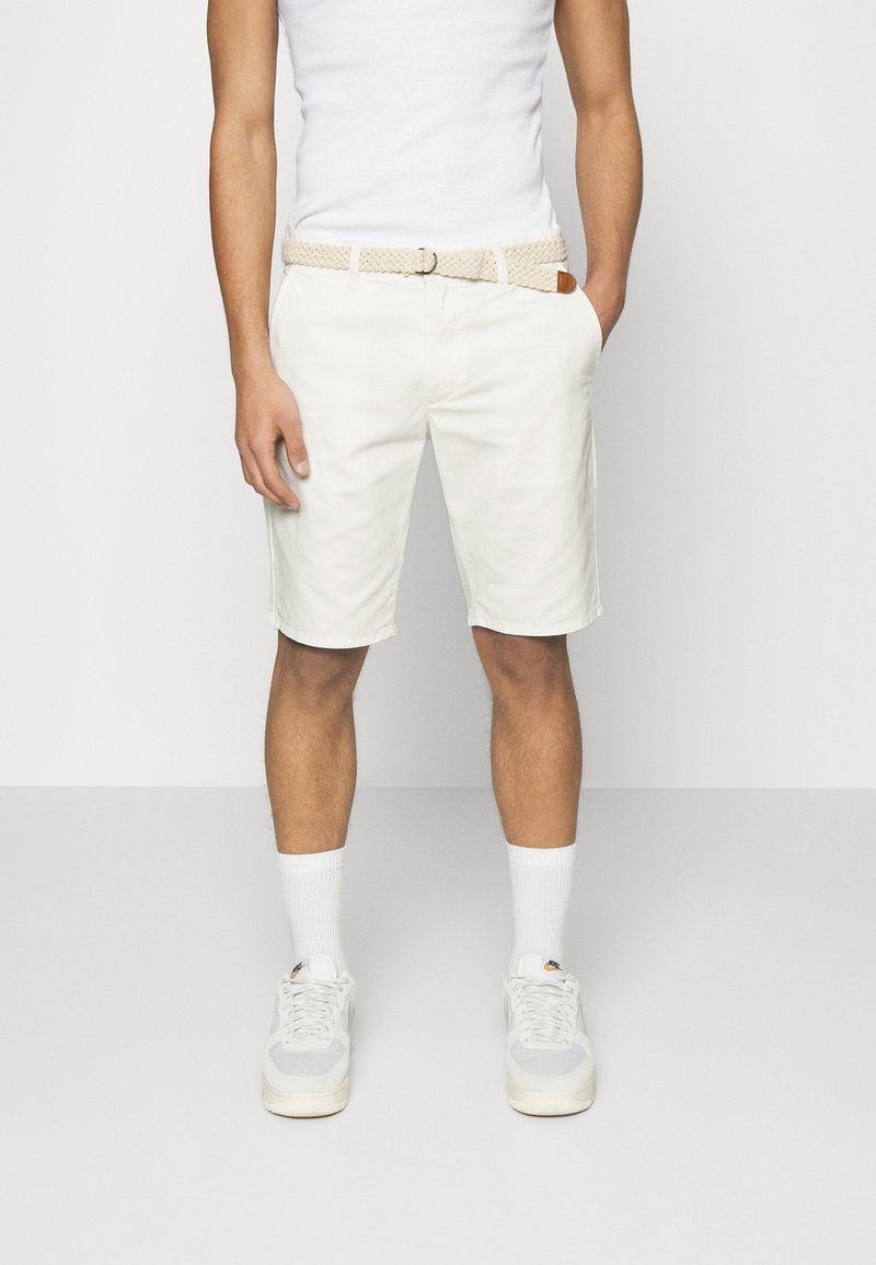 Pier One Shorts - white/hvit - Zalando.no