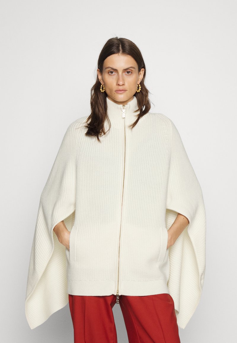 BOSS LEILANE - Poncho - open white/offwhite - Zalando.se