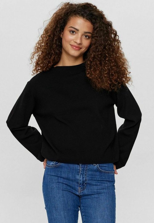 Nümph NUEDNA - Strickpullover - caviar/schwarz - Zalando.ch