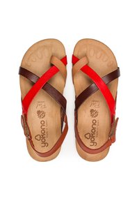 Yokono Sandalias de dedo - rouge/rojo - Zalando.es