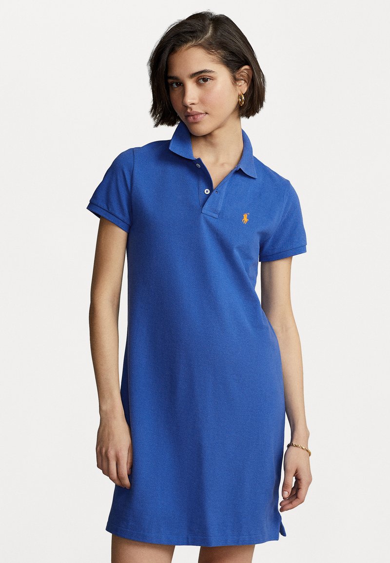 Polo Ralph Lauren SHORT SLEEVE CASUAL DRESS - Vestito estivo - new iris blue/blu - Zalando.it