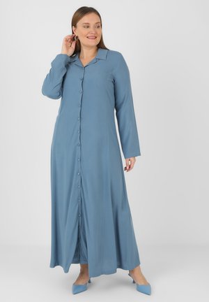 Modanisa CREW NECK PLUS SIZE ALIA - Maxi-jurk - light green/lichtgroen ...