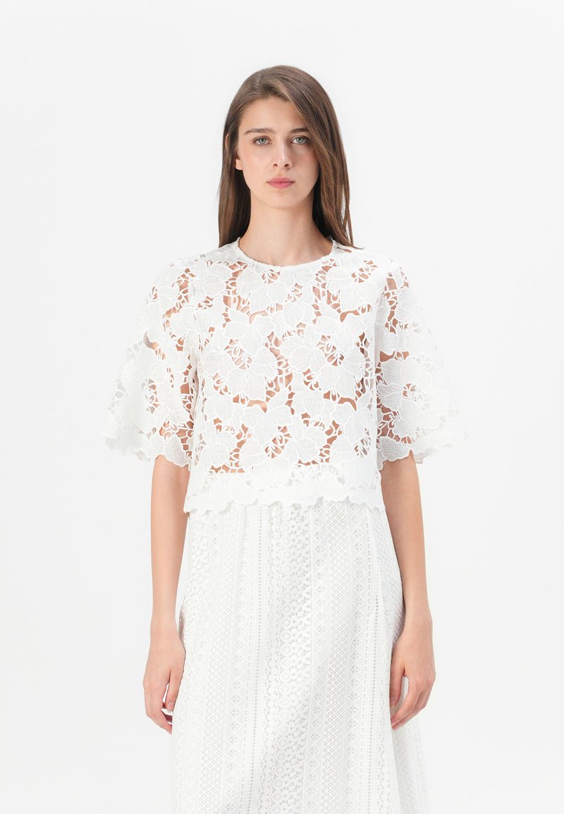 VILA VIHYLDE - Blouse - cloud dancer/off-white - Zalando.co.uk