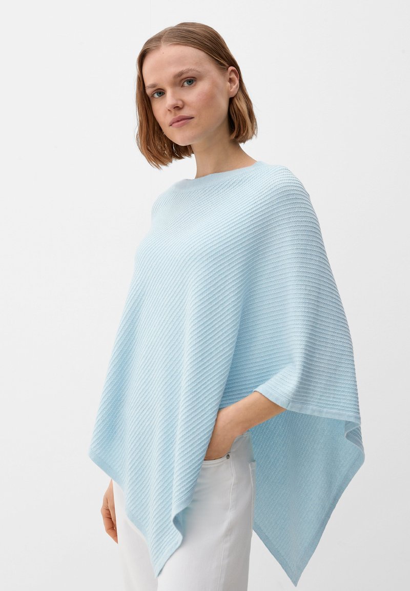 s.Oliver PONCHO - Cape - hellblau/bleu clair - ZALANDO