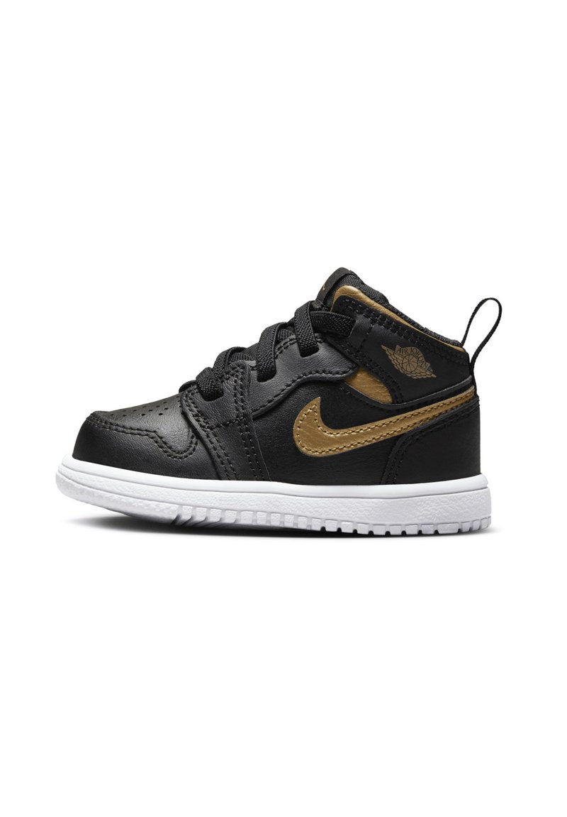 Jordan MID AL - Basketsko - black white metallic gold/sort - Zalando.dk