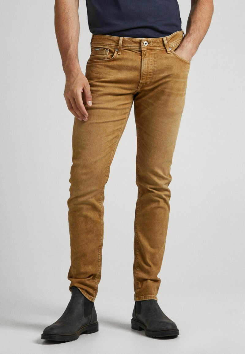 Pepe Jeans STANLEY - Jeans Straight Leg - mixing beige/beige - Zalando.de