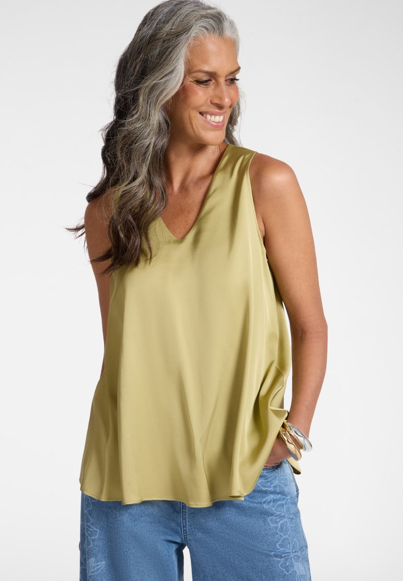 Elena Mirò Top - verde chiaro/light green - Zalando