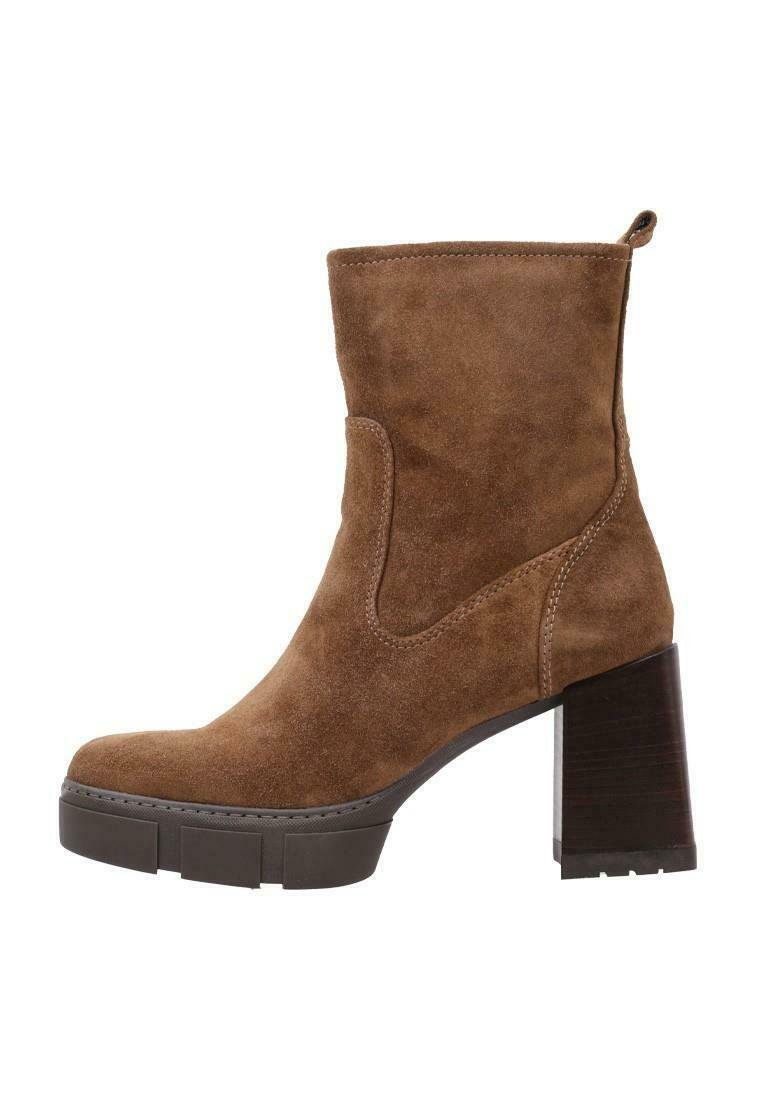 Unisa KINTON_F23_BS - High heeled ankle boots - camel - Zalando