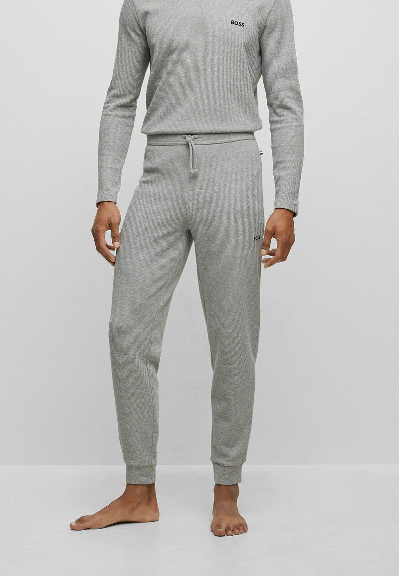 BOSS WAFFLE CUFF - Pyjama bottoms - grey four/grey - Zalando.ie