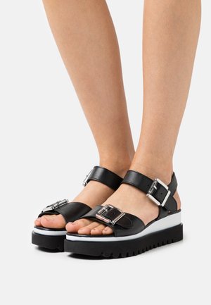 Inuovo Sandales à plateforme - black blk/noir - ZALANDO.FR