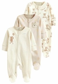 Next BEAR 3 PACK - Strampler - oatmeal cream/beige - Zalando.de