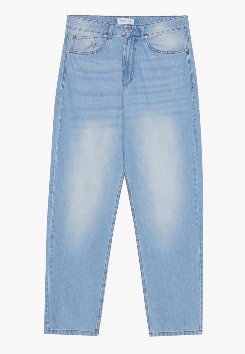 Pier One Jeans Relaxed Fit - light blue denim/lyseblå denim - Zalando.dk