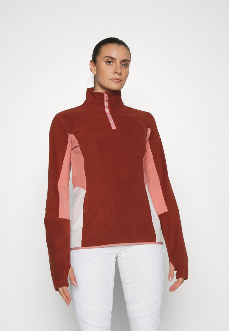 Roxy SAYNA HALF ZIP OTLR CRC0 - Forro polar - smoked/rosa - Zalando.es