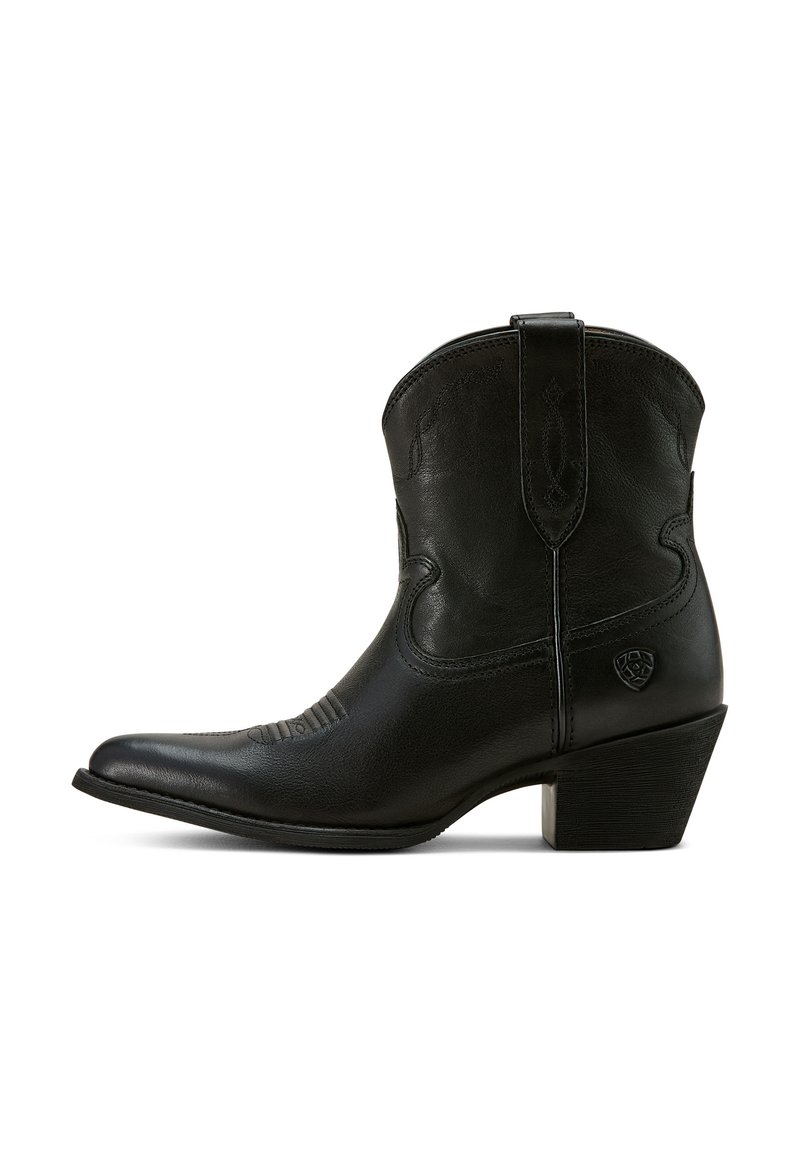 Ariat WESTERN MAGGIE - Cowboy/biker ankle boot - black night/black ...